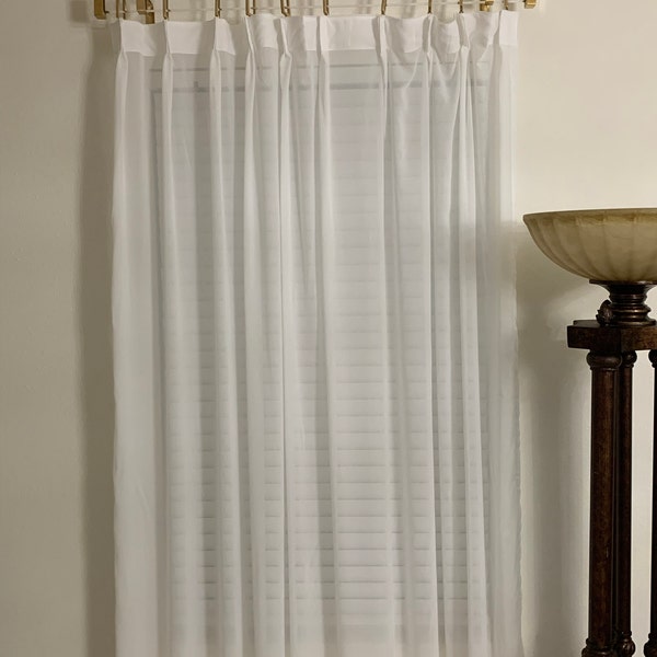 Rectangular Brass Curtain Rings for Lucite Curtain Rod, Brass Rectangle ...