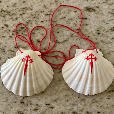 Camino De Santiago Scallop Shell /pilgrim / Backpack / St James ...