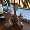 Hand-cut Wooden Cross | Unique Mixed Hardwood Decor | Live Edge & Clean ...