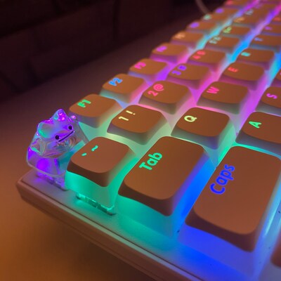 Galaxy Pentagon Keycap, Artisan Keycap, Universe Keycap, Keycap for MX ...