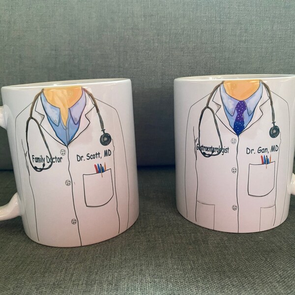 Doctor Mug, Personalized Mug for Dentists, Medical Gift Mug, Doctor ...