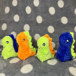 Tiny Diny No Sew Crochet Pattern, Tiny T-rex, Tiny Dinosaur, Pocket Pet ...