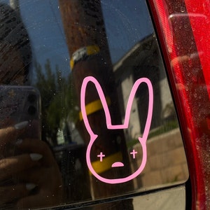 Bad Bunny Logo Decal Sticker Evil Bunny Bad Bunny - Etsy