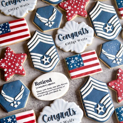 U.S. Air Force Rank Insignia Cookie Cutter - Etsy