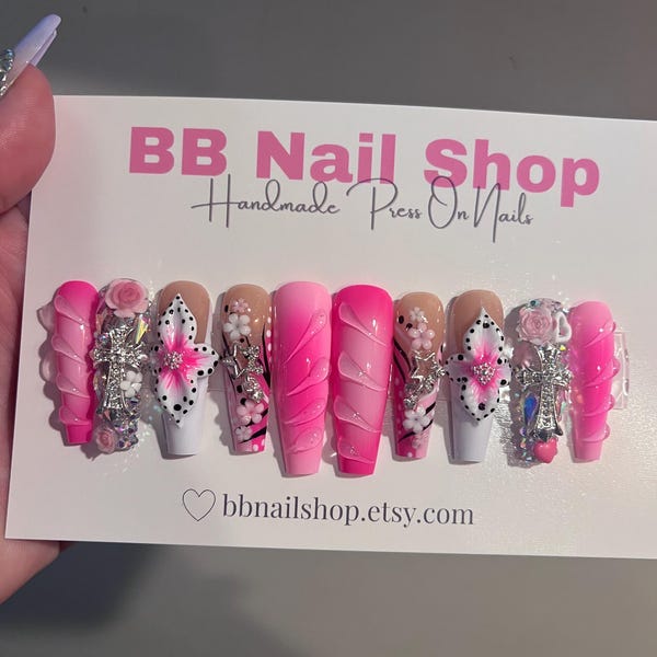 Candy French Bling Set - Etsy