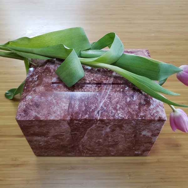 Modern Grey Marble Box Cremation Urn for Ashes (full Size / Adult) - Etsy