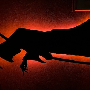 7.1ft Grim Reaper Template When Made. Printable Trace and Cut Halloween ...