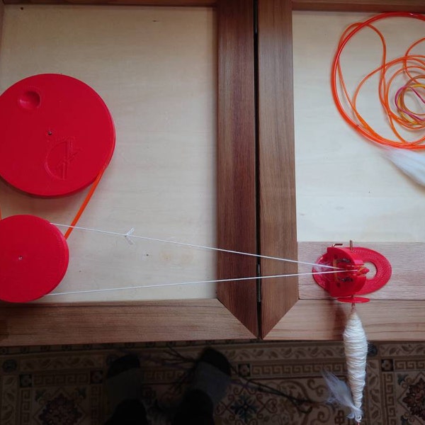 DIY Charkha Spinning Wheel Kit (3D Printed) - Etsy