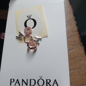 New Pandora Rose™ Gold Pink Daisy Flower Dangle Pendant Charm | Etsy