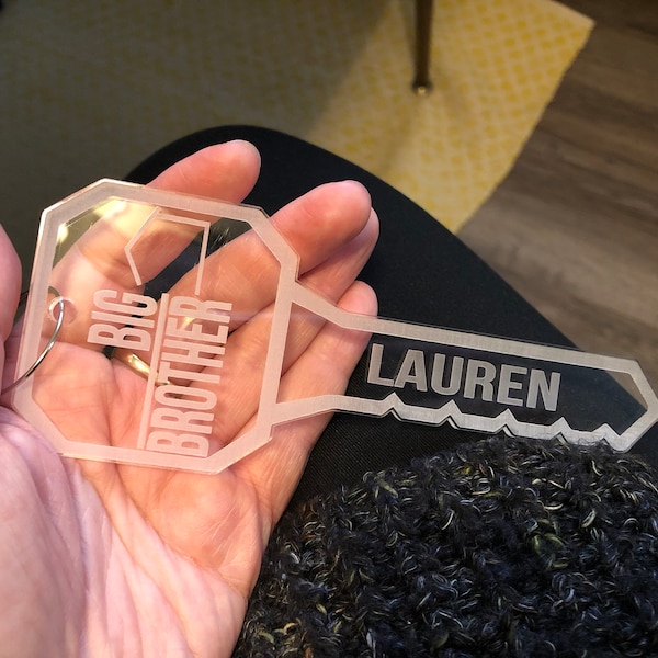 Personalized Big Brother Keys - LARGE - Etsy