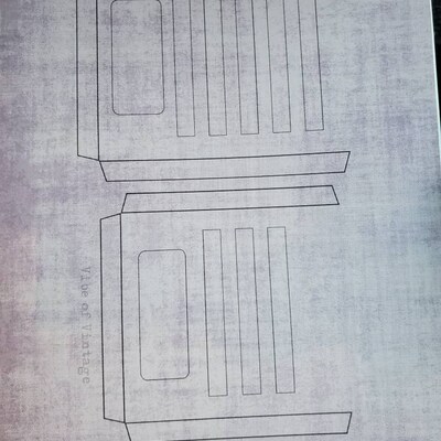 Printable Slot Pocket Template for Junk Journals. Set of 2 - Etsy