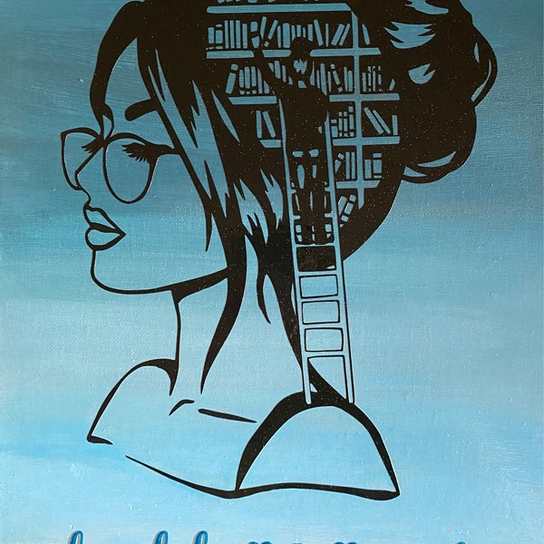 Just a Girl Who Loves Books Svg Png Dxf, Lady Library Png - Etsy