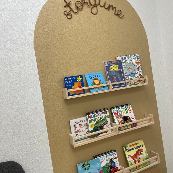 Large Curved Storytime Wall Sign for Book Nook , Reading Corner or ...