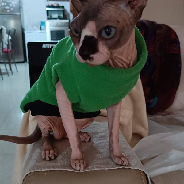 Warm Cat/dog Sweater, Sphynx Cat Clothes - Etsy UK