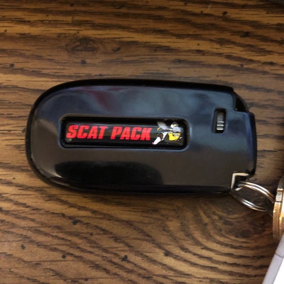 For 2015-2023 Scat Pack Challenger/charger Key Fob Badges in Red set of ...