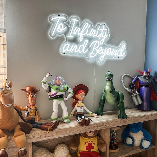 To Infinity and Beyond Neon Sign Custom Neon Sign Bedroom Led Light ...