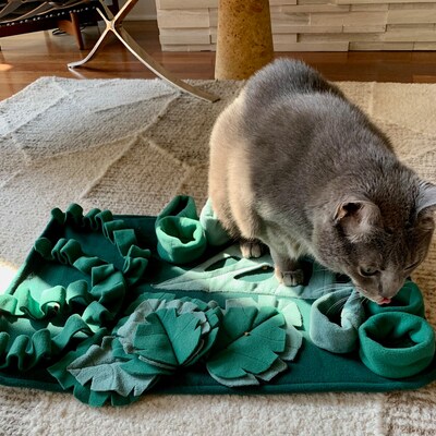 JUNGLE Forage Snuffle Mat for Dogs Cats Small Pets / Handmade ...