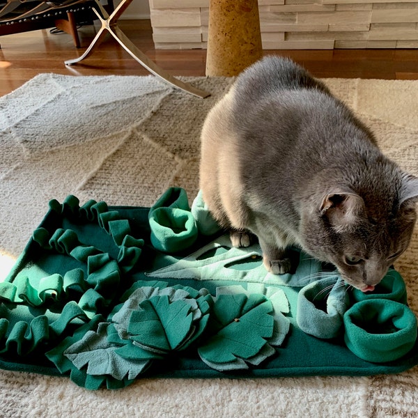 JUNGLE Forage Snuffle Mat for Dogs Cats Small Pets / Handmade ...