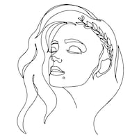 Custom One Line Drawing, Simple Line Art, Commission Portrait ...