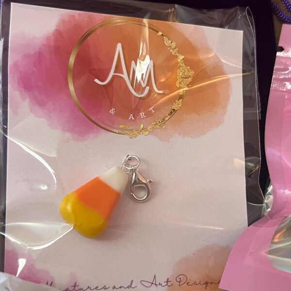 Candy Corn Charm Large Size - Etsy