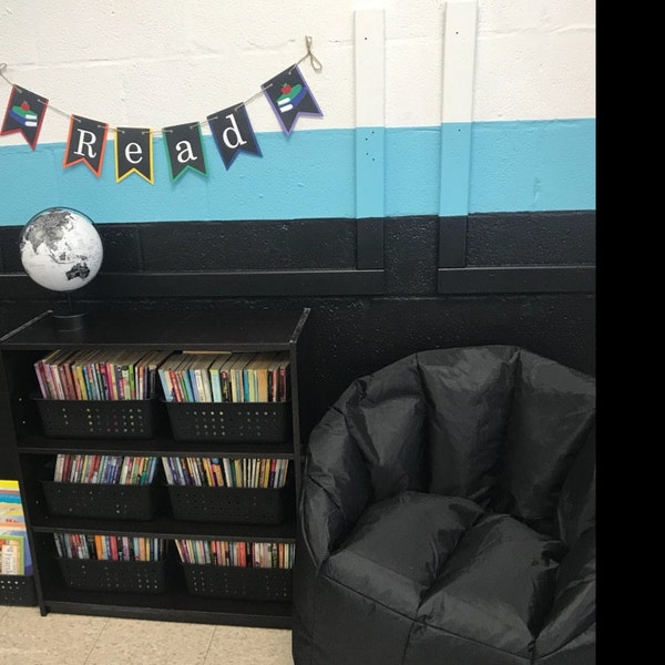 Read Classroom Banner - Library Sign, Teacher Gift, Bulletin Board ...