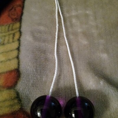 Knockers, Clackers, Click Clacks, Klacker, Solid Black, Balls on String ...