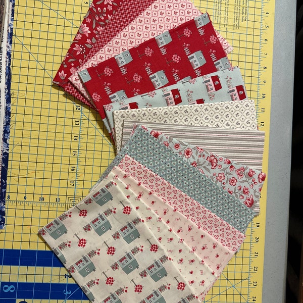 MY SUMMER HOUSE by Anne Sutton of Bunny Hill Designs for Moda Fabric ...