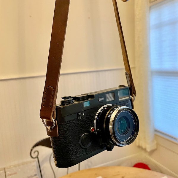 Horween Leather Camera Neck Strap - Etsy