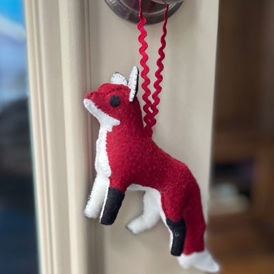Fox & Kitsune. DIY Stuffed Felt Animal. Pattern and Sewing - Etsy