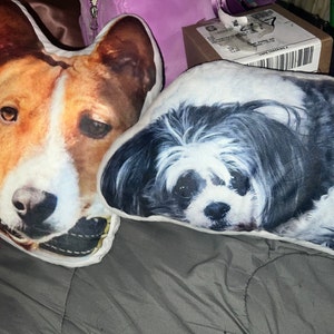 Photo Customization DIY Dog Cushion Pet Plush Toys Dolls Stuffed Animal ...