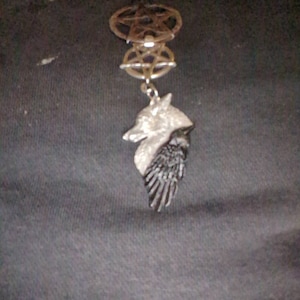 Ravenwolf.....hand Carved in Fine Pewter Black Raven - Etsy