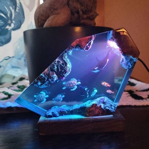 Dragon GOT Resin Night Light, Fire Dragon and Ice Dragon Lamp, 3D ...