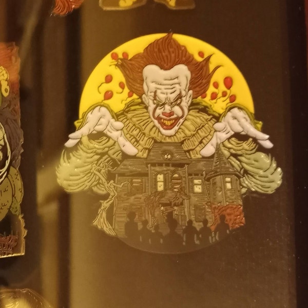 Pennywise Enamel Horror Pin - Etsy