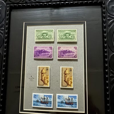 Puerto Rico Vintage US Stamps, Set of 8, Issued 1937 to 1993 - Etsy