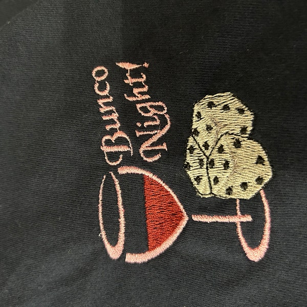 Bunco Night - Machine Embroidery Design - Etsy
