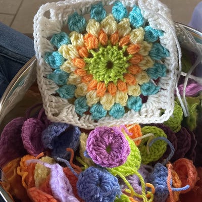 PATTERN Pixel Perfect Shawl Pattern Crochet Fade Granny Square Wrap ...