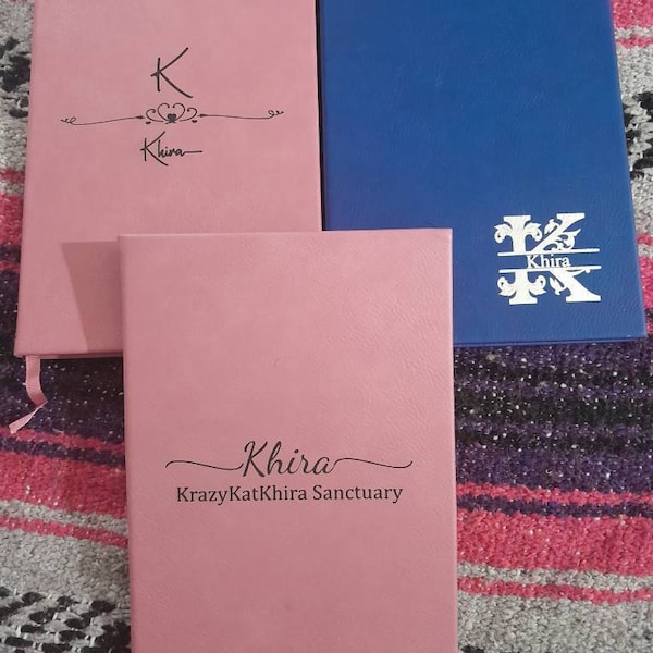 Personalized Leather Journal,customized Leather Journal, Journal With ...