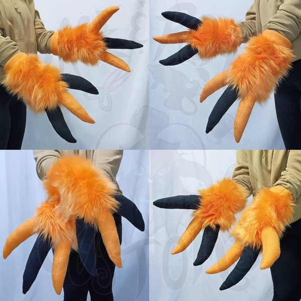 DIGITAL Wickerbeast Hand Paw Pattern for Fursuits - PDF Download - Etsy