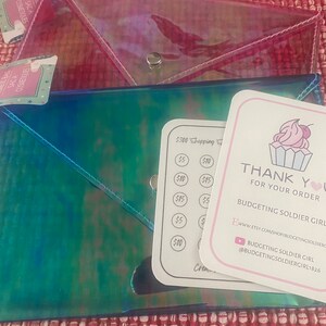 Laminated Cash Breakdown Card - Etsy