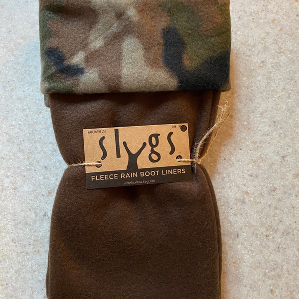 SLUGS Fleece Rain Boot Liners in Solid Purple, Fleece Socks, Rainy Day ...