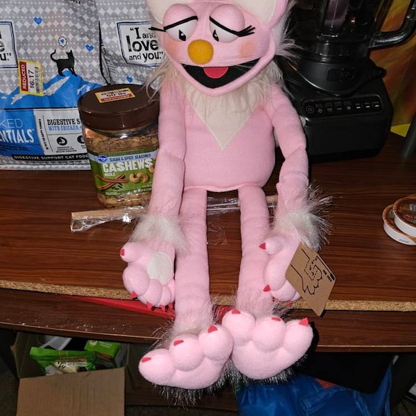 Funny Bunny Puppet Easter Blue Rabbit Professional Hand Puppet - Etsy