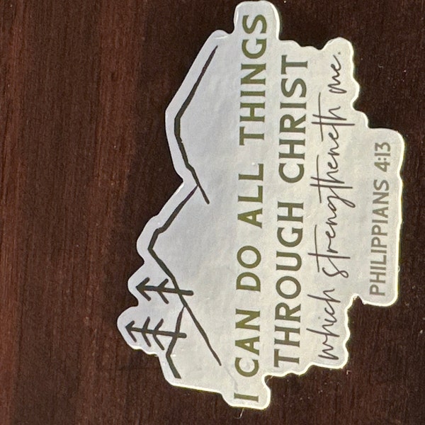 LDS 2023 Youth Theme, I Can Do All Things Through Christ, Stickers ...