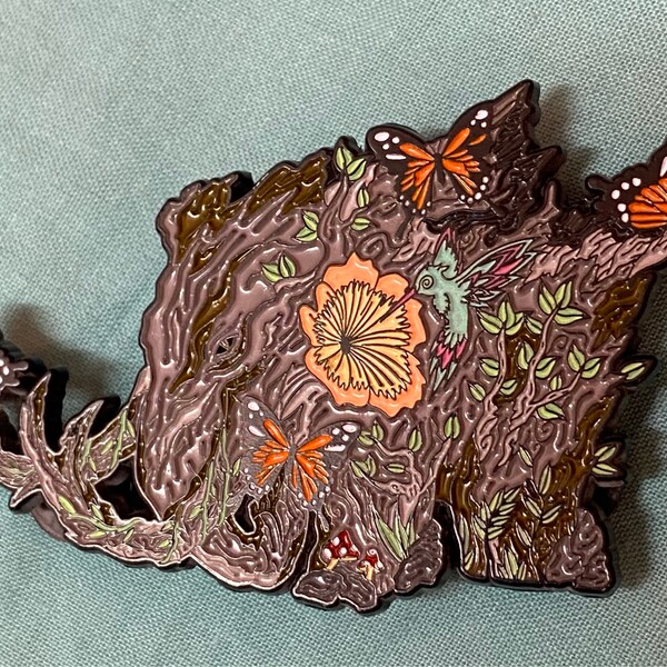 Elephant Tree bellua Amethyst Variant anodized Metal - Etsy