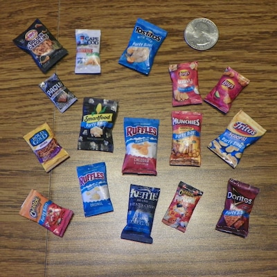 Printable Miniature Baking Packages for Dollhouse, Model or Diorama - Etsy