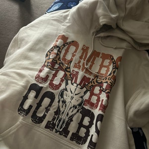 Combs Bullhead Sweatshirt & Hoodie, Two Side, Country Music Shirt, Luke ...