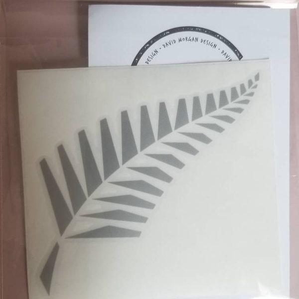 New Zealand Silver Fern Vinyl Decal - Etsy