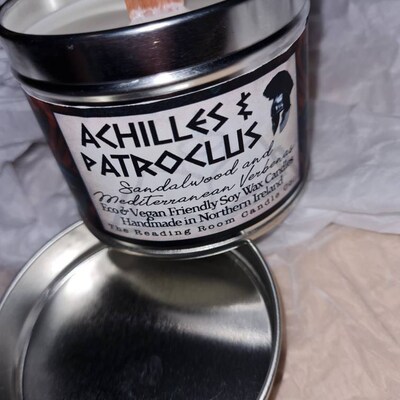 Achilles and Patroclus-pure Soy Wax Candle-greek/mythology/romance ...