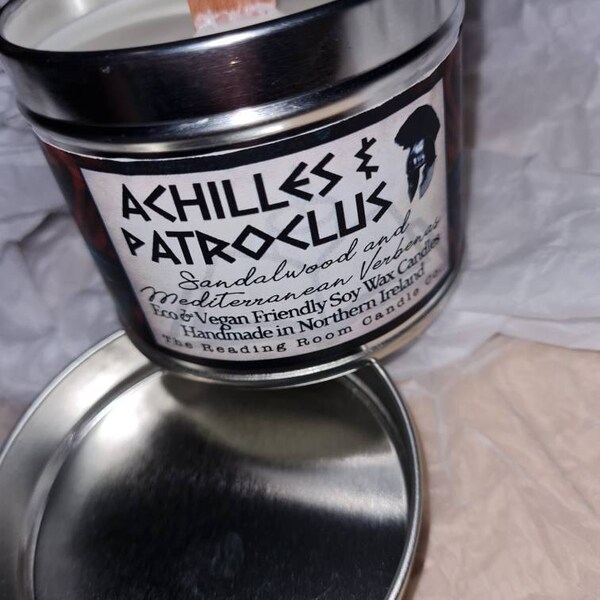 Achilles and Patroclus Candle | Greek Mythology Gift | Verbena and ...