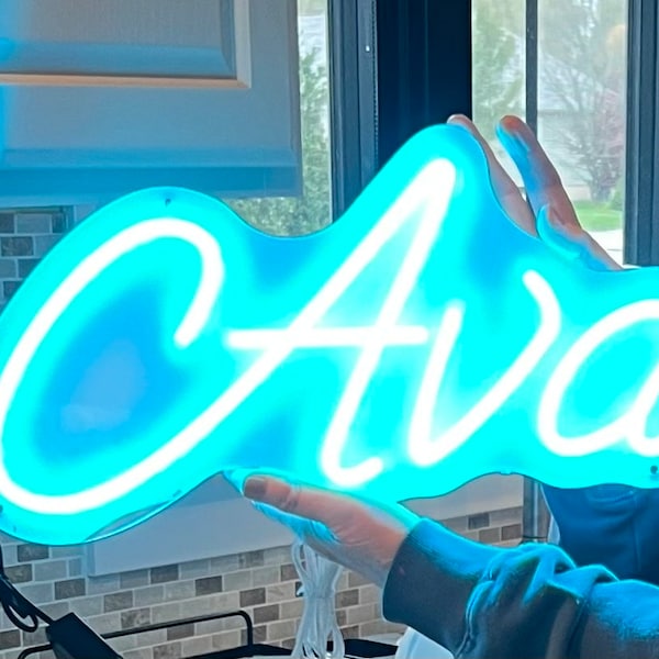 Custom Name Neon Sign for Kids,led Name Sign,kid's Room Decor,dorm Wall ...