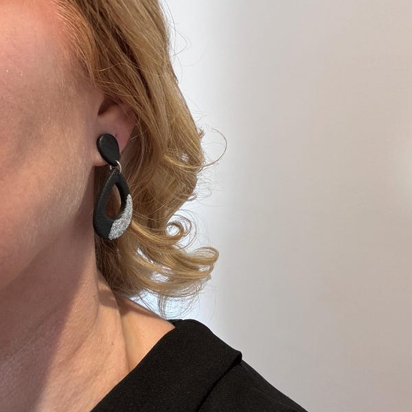 Handmade Initial Letter Necklace / Teardrop Dainty Letter Necklace ...